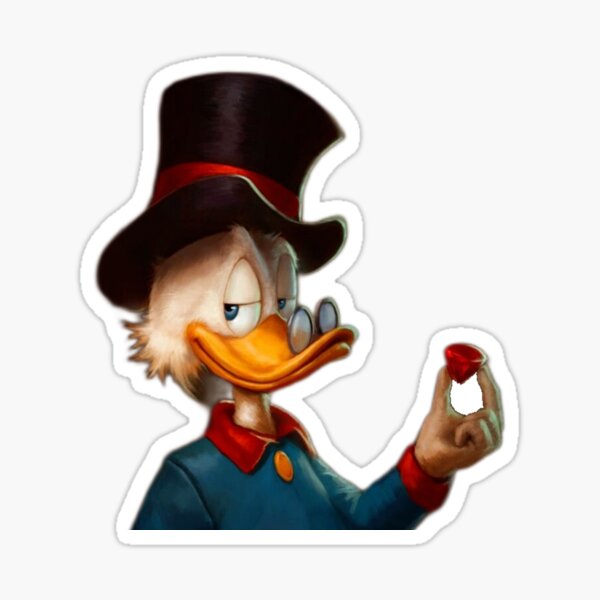 "Scrooge Mcduck - Gem" Sticker for Sale by Denzel002 | Redbubble