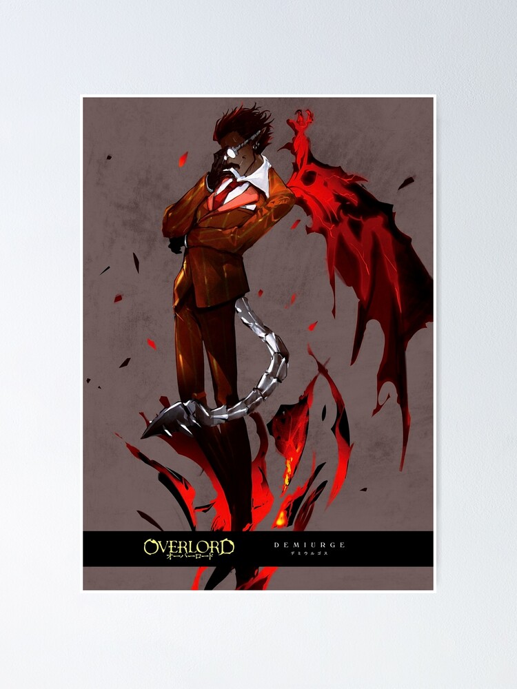 "Best Anime Characters Overlord Demiurge" Poster for Sale by Minimal ...