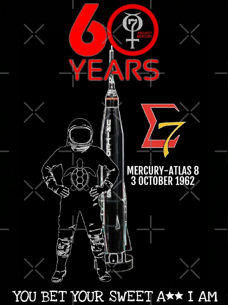 "60th Anniversary - Sigma 7" Sticker for Sale by MagentaCobalt | Redbubble