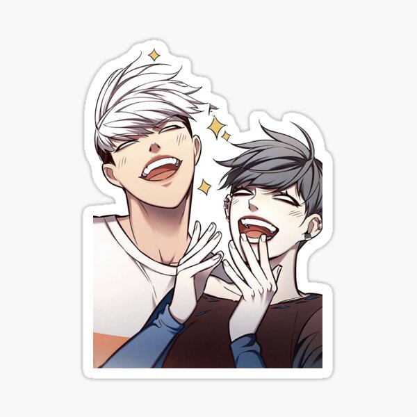 "eleceed main heroes over power by training with friends" Sticker for ...