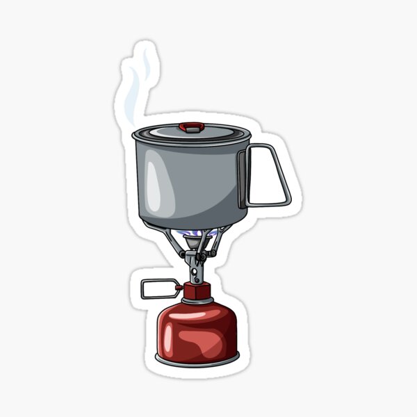 "Burner & Pot" Sticker for Sale by LazySnark | Redbubble