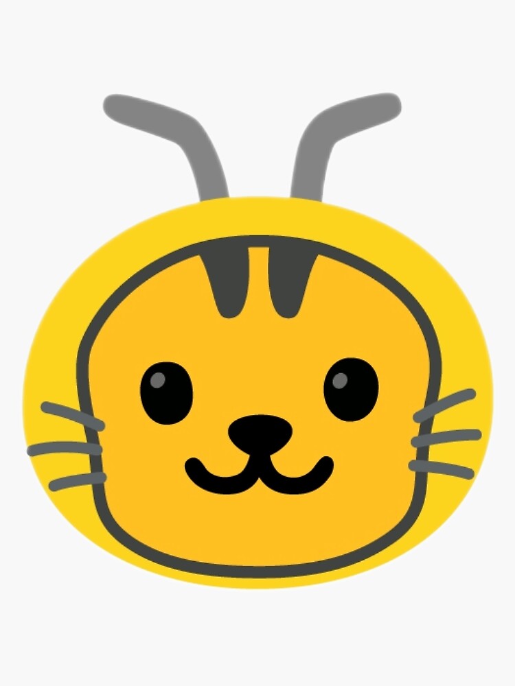 "Bee Cat" Sticker for Sale by ajrodz | Redbubble