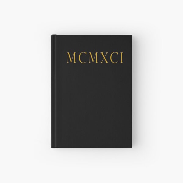 Cuaderno de tapa dura «número romano 1991 | Número romano MCMXCI ...