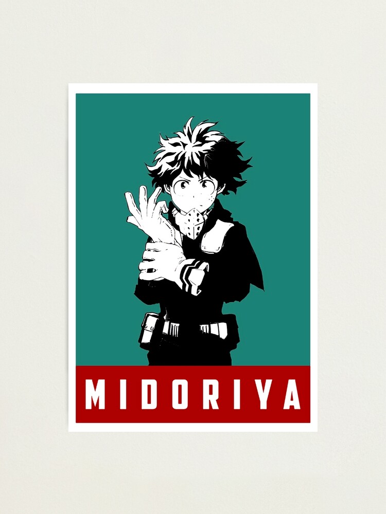 "MHA Anime Izuku Midoriya/Best Design For Men and Women" Photographic ...
