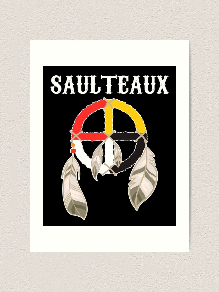 "Saulteaux Ojibwe Anishinaabe People Medicine Wheel" Art Print for Sale ...