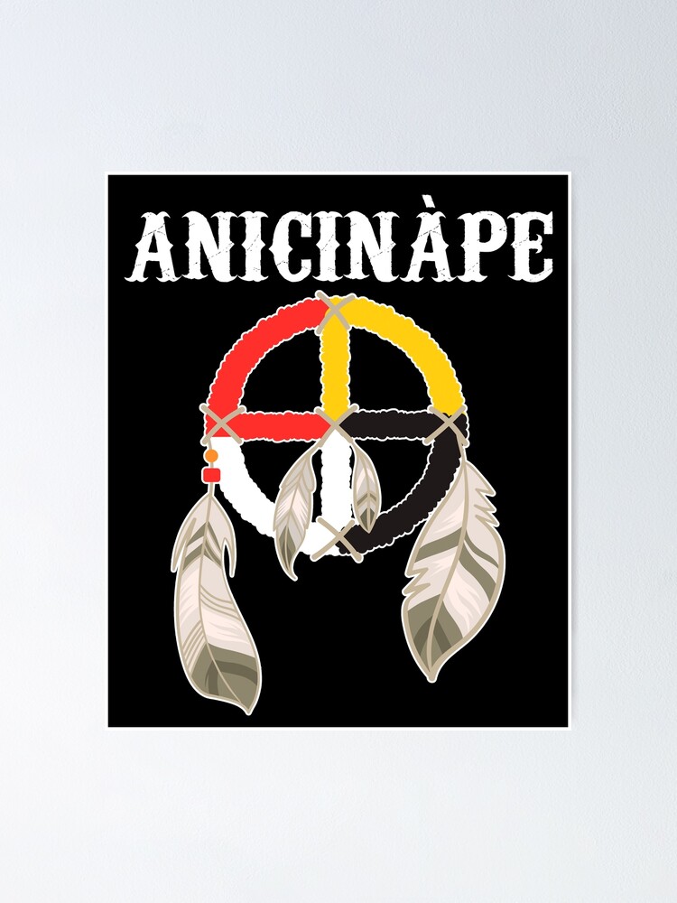"Anicinàpe Tribe Ojibwe Anishinaabe People Medicine Wheel" Poster for ...