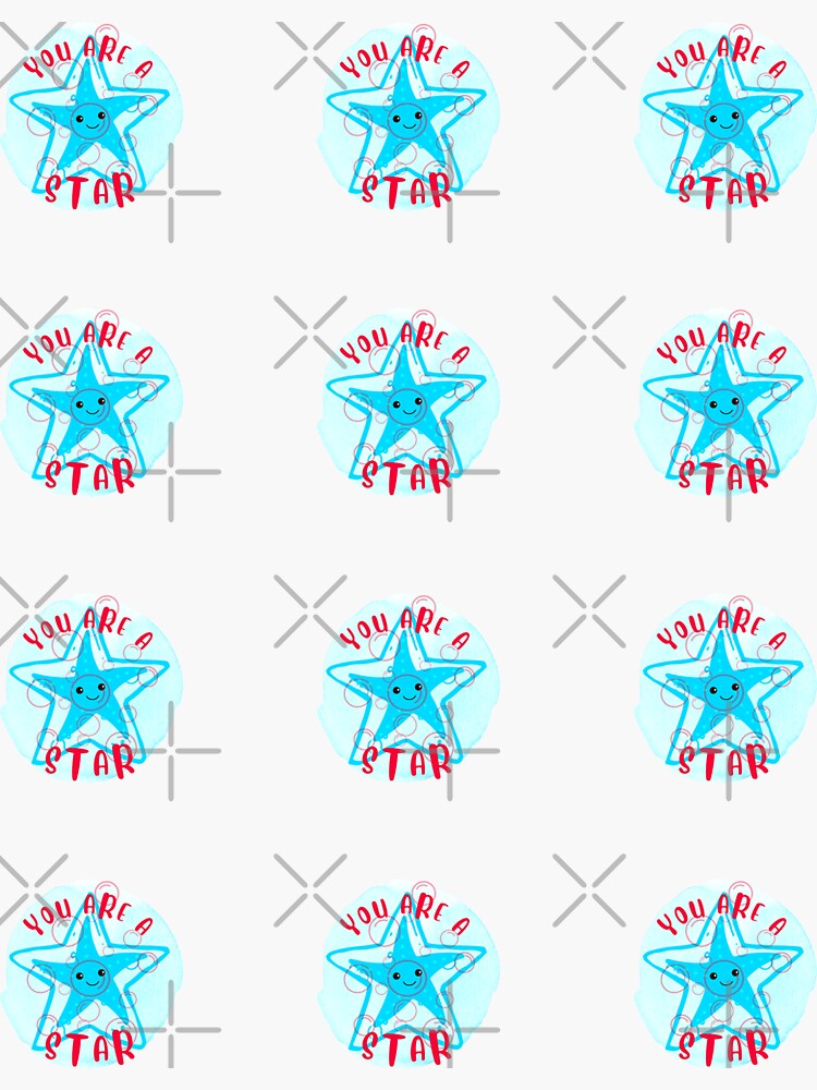 "You are a Star Fun Cute Starfish Teacher Parent Reward Motivational ...