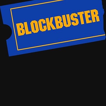 "Blockbuster retro logo" Essential T-Shirt for Sale by ElizabethOrtego ...