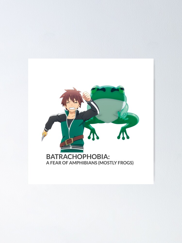 "KonoSuba | Batrachophobia" Poster for Sale by SubtleDesings | Redbubble
