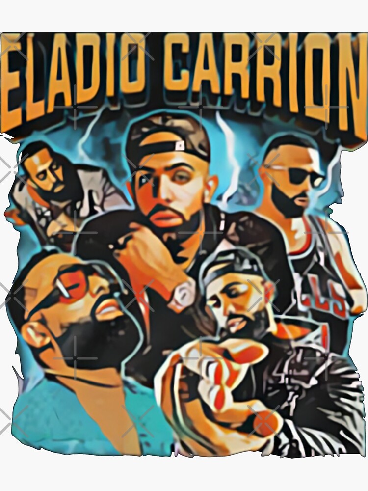 "eladio carrion sauce boyz Music Rap Brand" Sticker for Sale by kati ...
