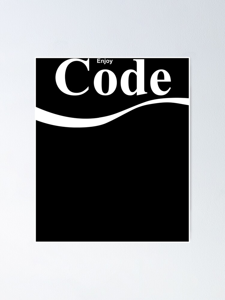 Póster «Disfruta del logo del Código blanco vintage» de JuanRamirezs ...