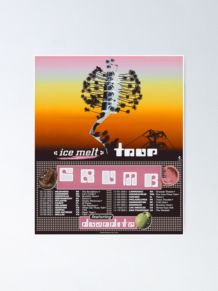 "Ice Melt Tour" Poster for Sale by rataurohwong | Redbubble