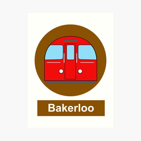 "London Subway Bakerloo" Art Print for Sale by Tocreate | Redbubble