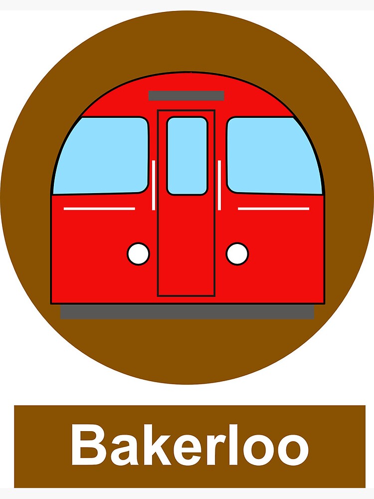 "London Subway Bakerloo" Art Print for Sale by Tocreate | Redbubble