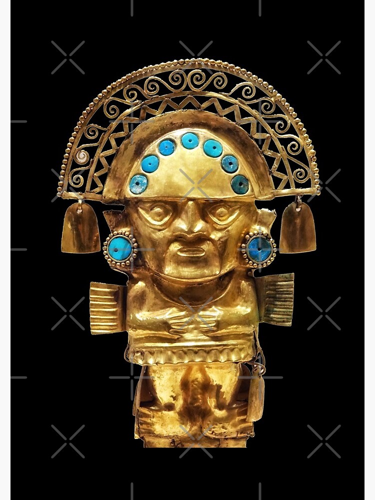 Cuaderno de espiral «Estatua dorada de los Incas de Chimú» de Smaragdas ...