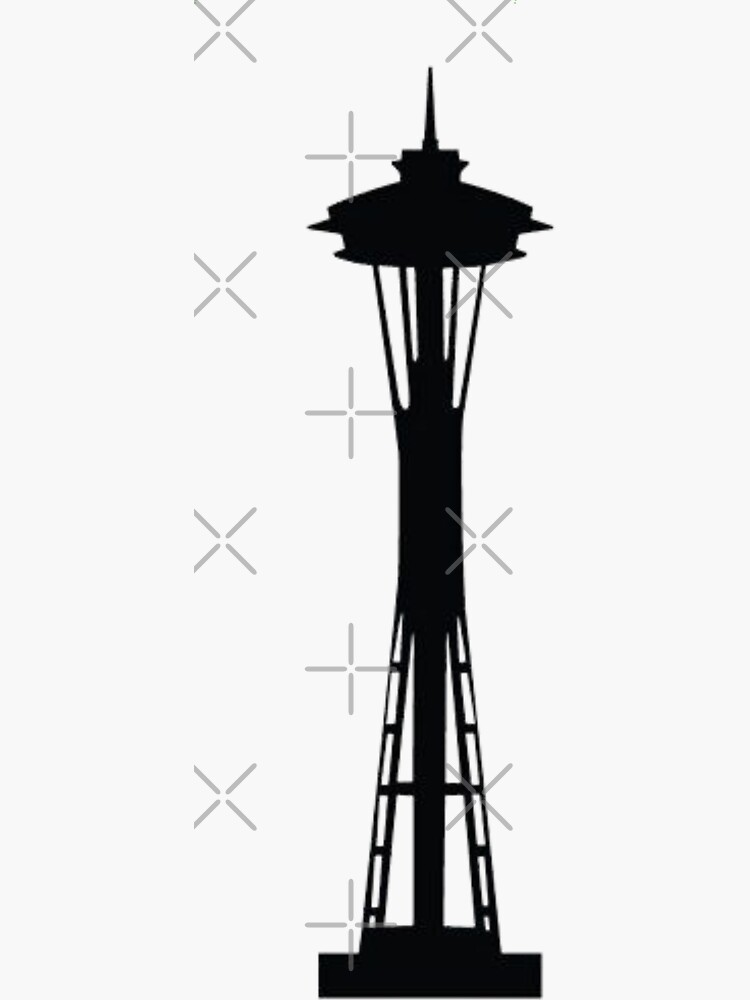 "Seattle, Washington's Space Needle Sticker" Sticker for Sale by ...