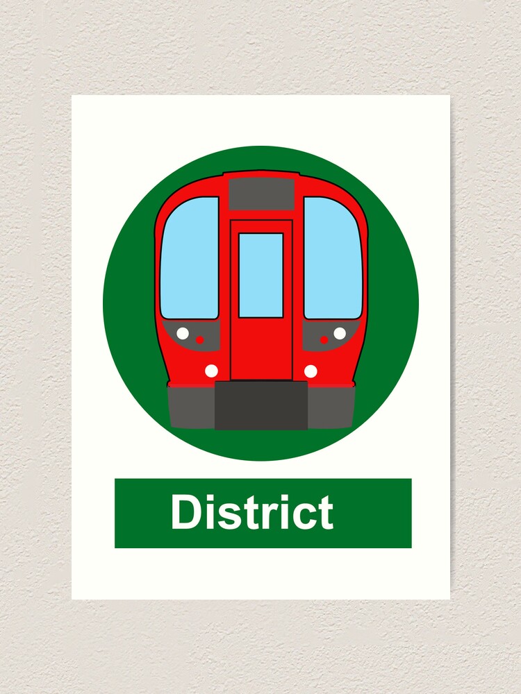 "London Subway District" Art Print for Sale by Tocreate | Redbubble