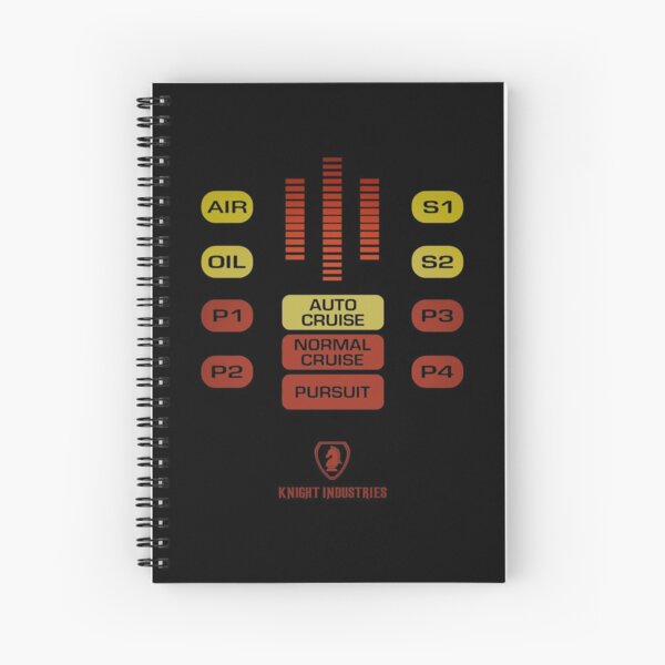 "Knight Rider - KITT" Spiral Notebook by AkiraFussion | Redbubble