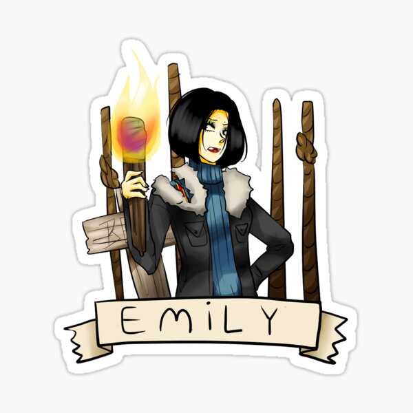 "Emily" Sticker for Sale by AsernetArt | Redbubble