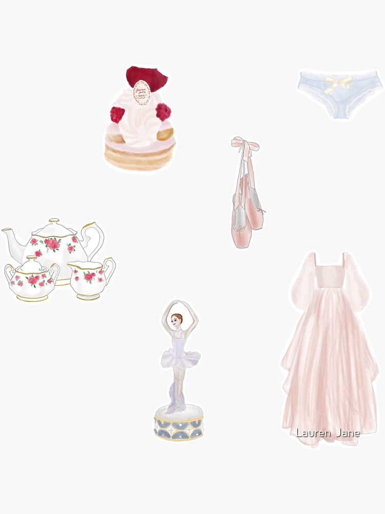 "vintage fancy sticker pack " Sticker for Sale by itgirllj | Redbubble