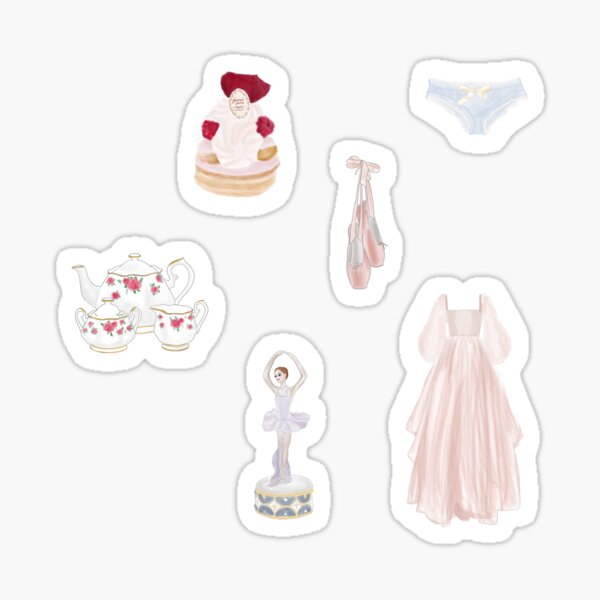"vintage fancy sticker pack " Sticker for Sale by itgirllj | Redbubble