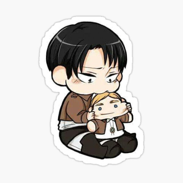 "levi baby attack on titan" Sticker for Sale by kwinssi | Redbubble