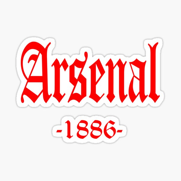 "Gunners" Sticker for Sale by Truefans | Redbubble