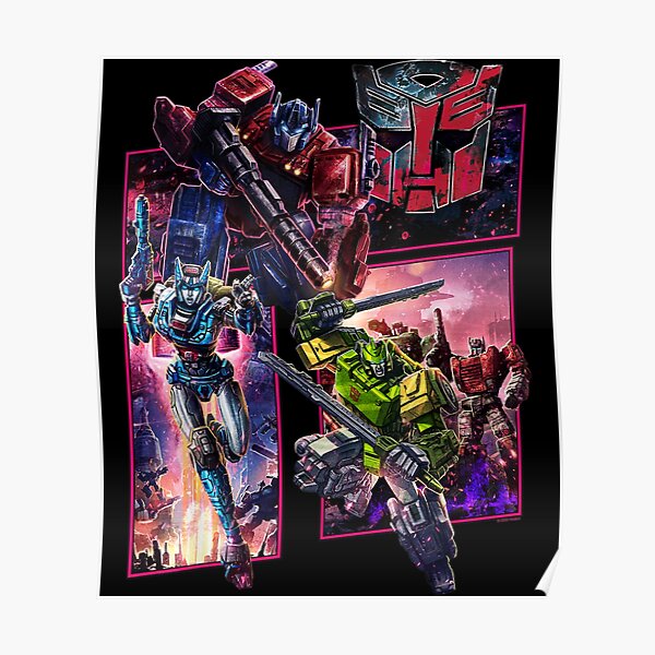 "War For Cybertron Autobot Panels" Poster for Sale by TayissaGrealy ...