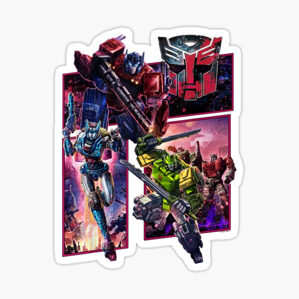 "War For Cybertron Autobot Panels" Sticker for Sale by TayissaGrealy ...
