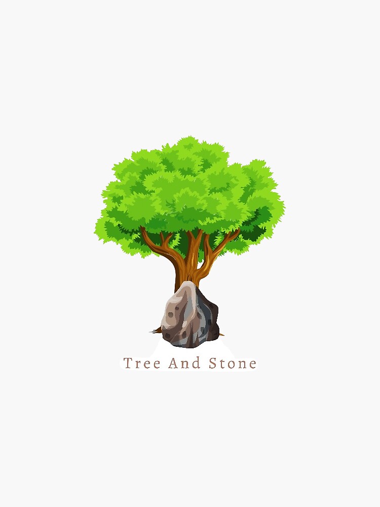 "Logo" Sticker for Sale by treeandstonemag | Redbubble