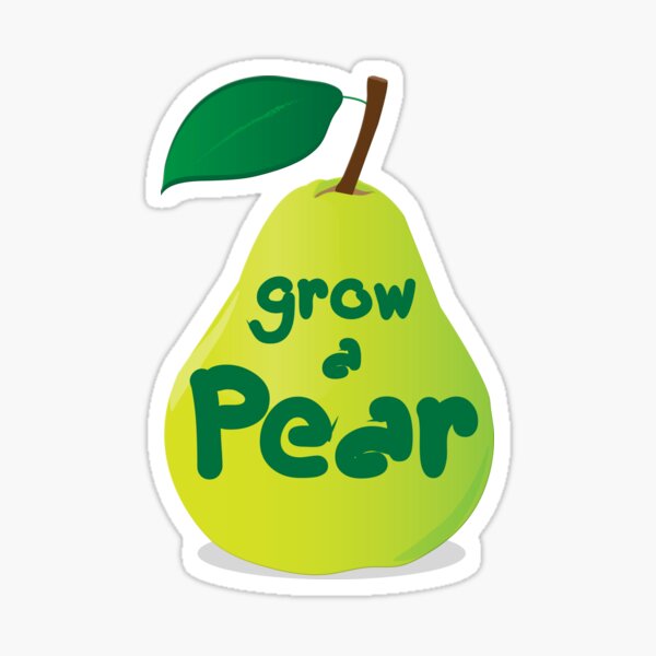 Grow A Pear Stickers | Redbubble