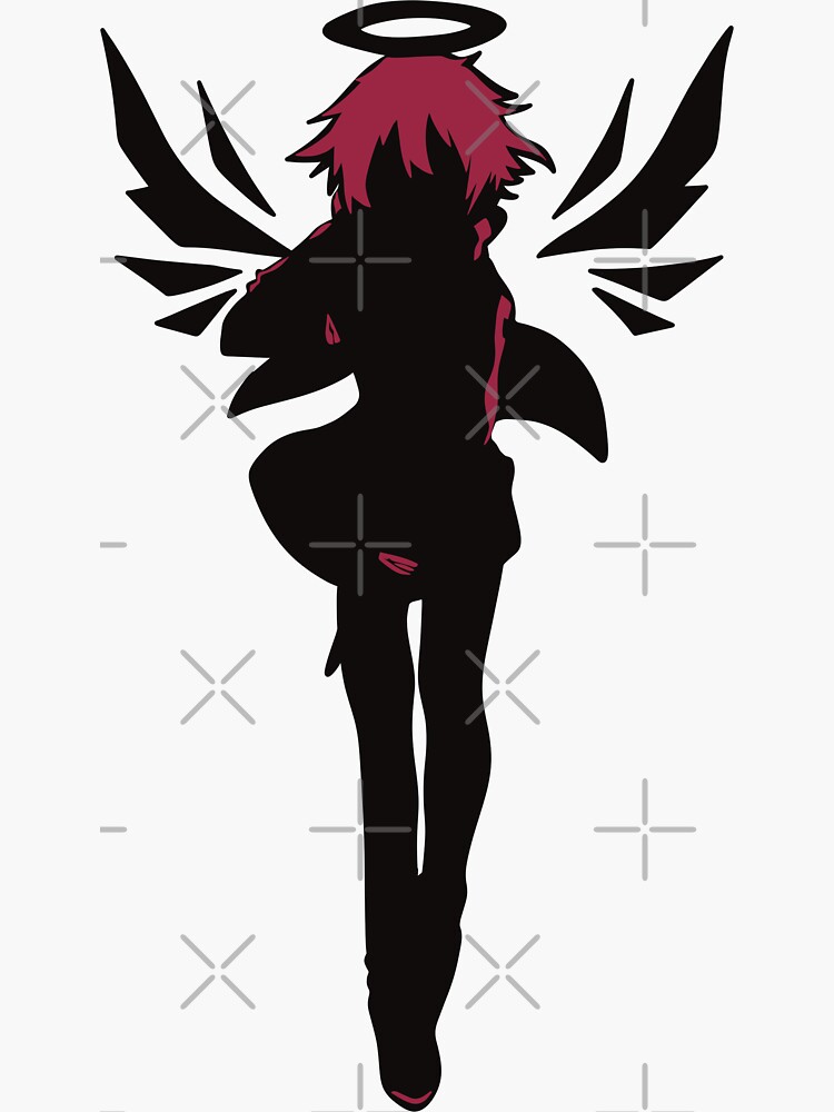 "Silhouette of Exusiai Arknights Color" Sticker for Sale by Animangapoi ...