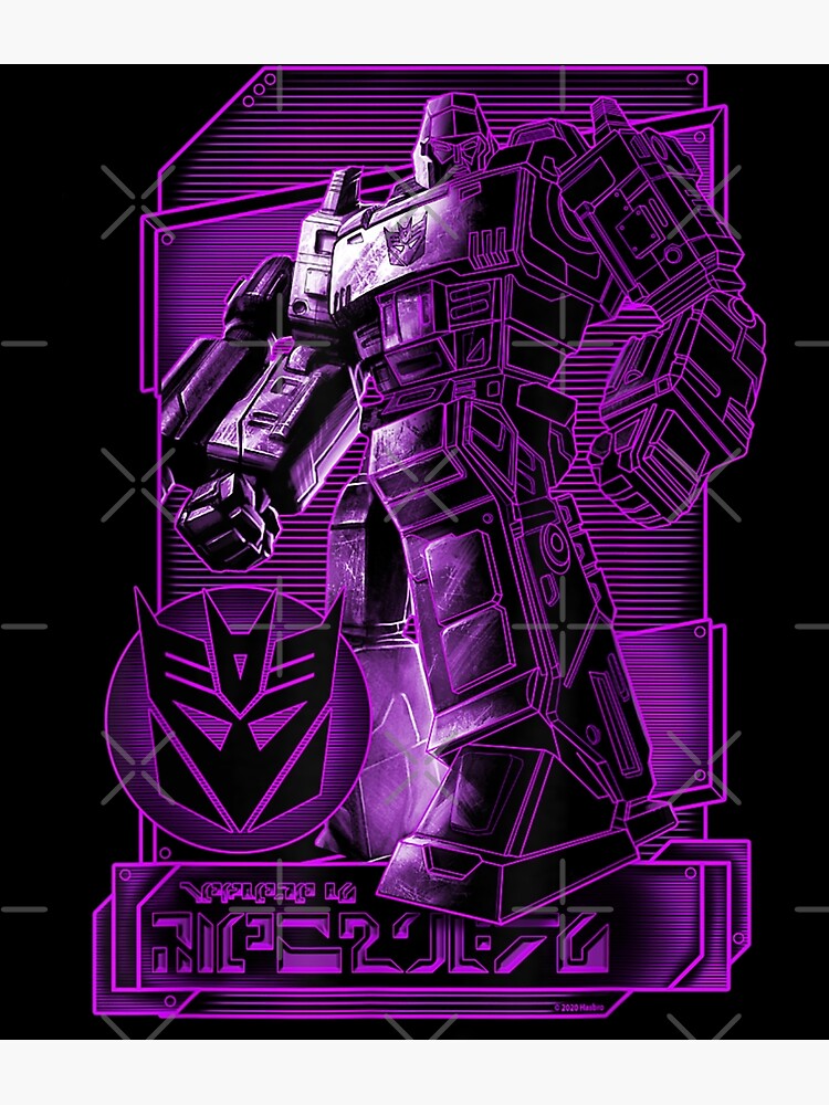 "War For Cybertron Megatron Portrait" Poster for Sale by TayissaGrealy ...