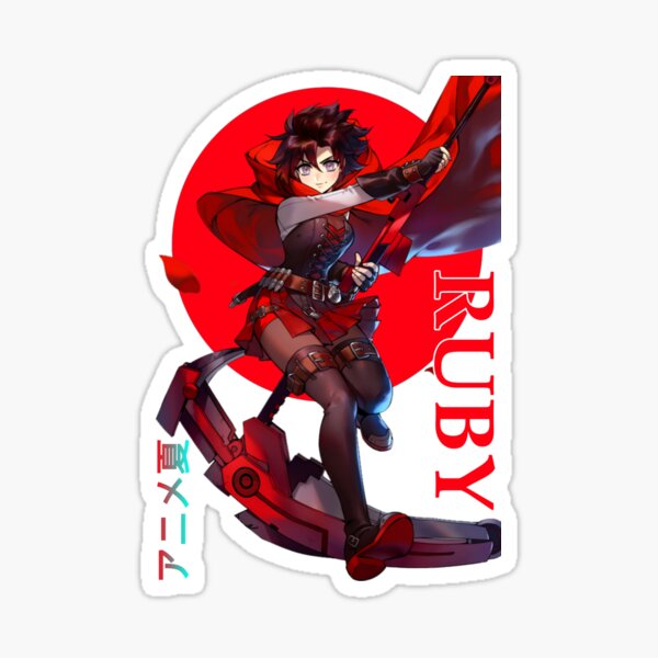"Ruby Rose - RWBY: Hyousetsu Teikoku g" Sticker for Sale by ShopNami | Redbubble