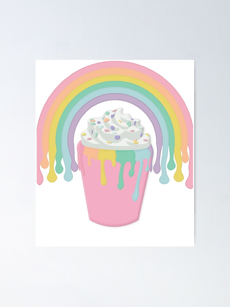 "Moriah Elizabeth's Rainbow Frapp Squishy With Extra Rainbow" Poster ...