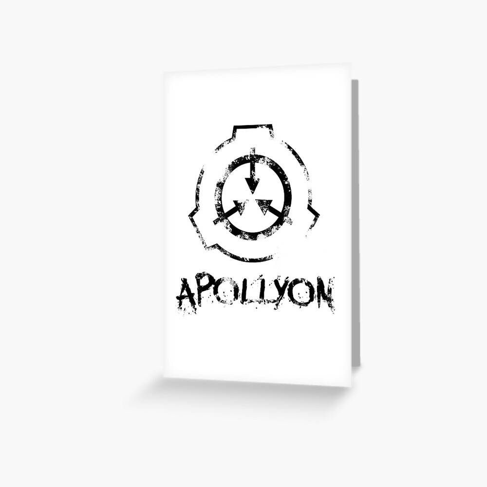"SCP foundation: Apollyon" Greeting Card for Sale by Rebellion-10 ...