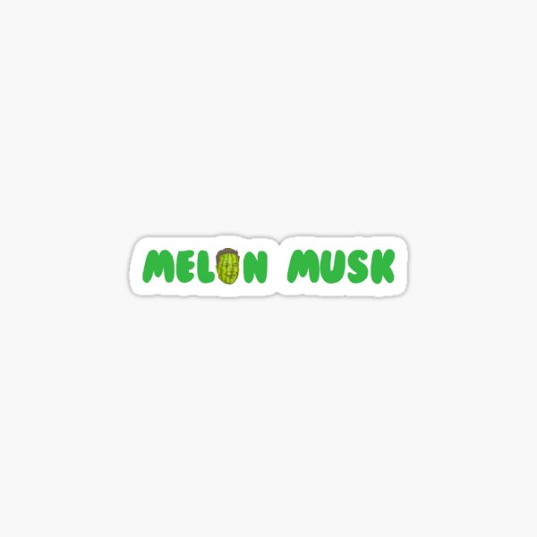 "Melon Musk Meme" Sticker for Sale by limitLIS | Redbubble