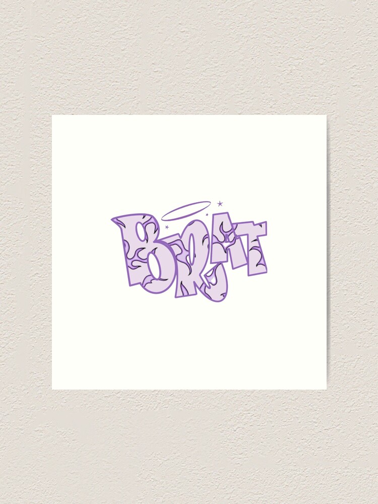 "Pink Brat Logo" Art Print for Sale by breset | Redbubble