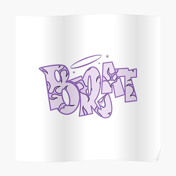 "Pink Brat Logo" Poster for Sale by breset | Redbubble