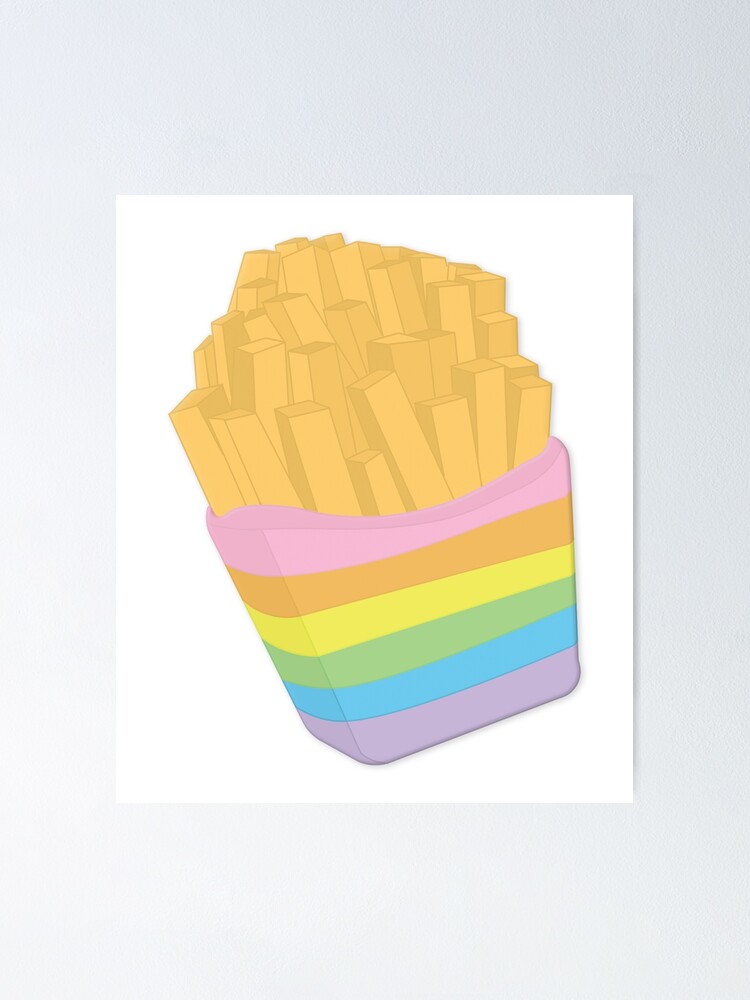 "Moriah Elizabeth's Rainbow Fries Squishy" Poster for Sale by ...