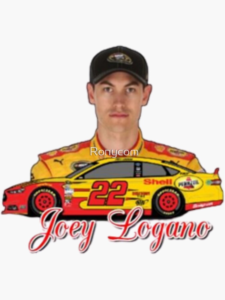 "joey logano " Sticker for Sale by Ronycom | Redbubble