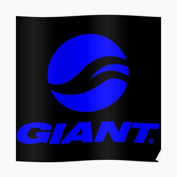 "Giant Bicycles blue" Poster for Sale by kacangisorkali | Redbubble