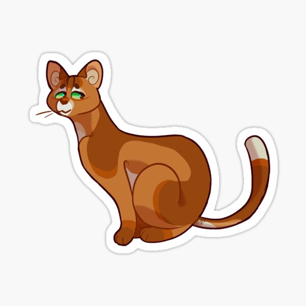 "Firestar" Sticker for Sale by nifty-senpai | Redbubble