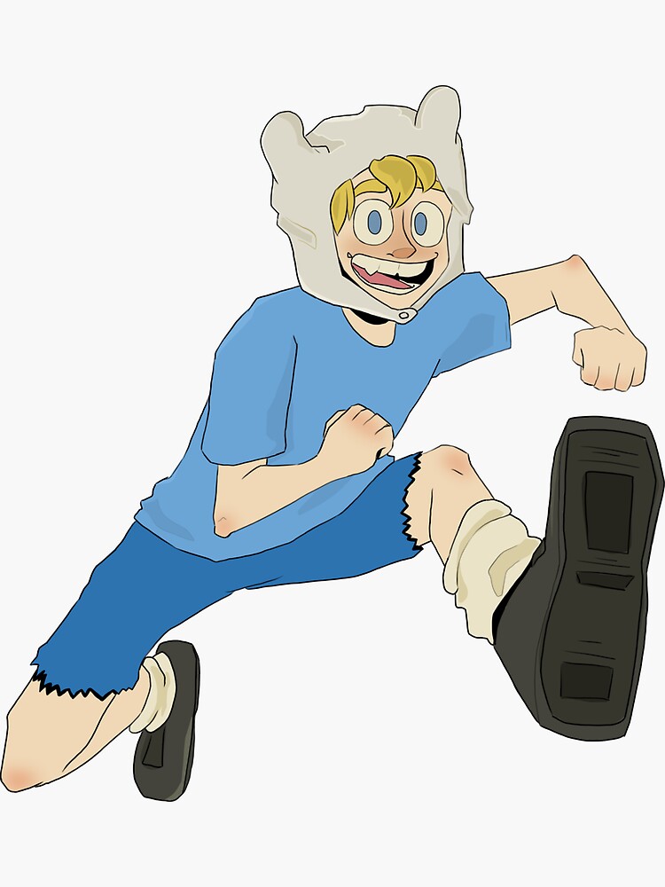 "finn da humn ig" Sticker for Sale by yetimilk | Redbubble