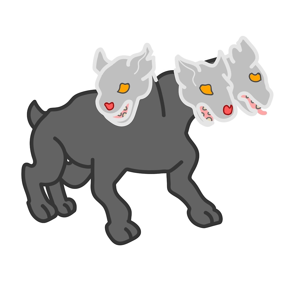 "Cute Cerberus" by AngelaALe | Redbubble