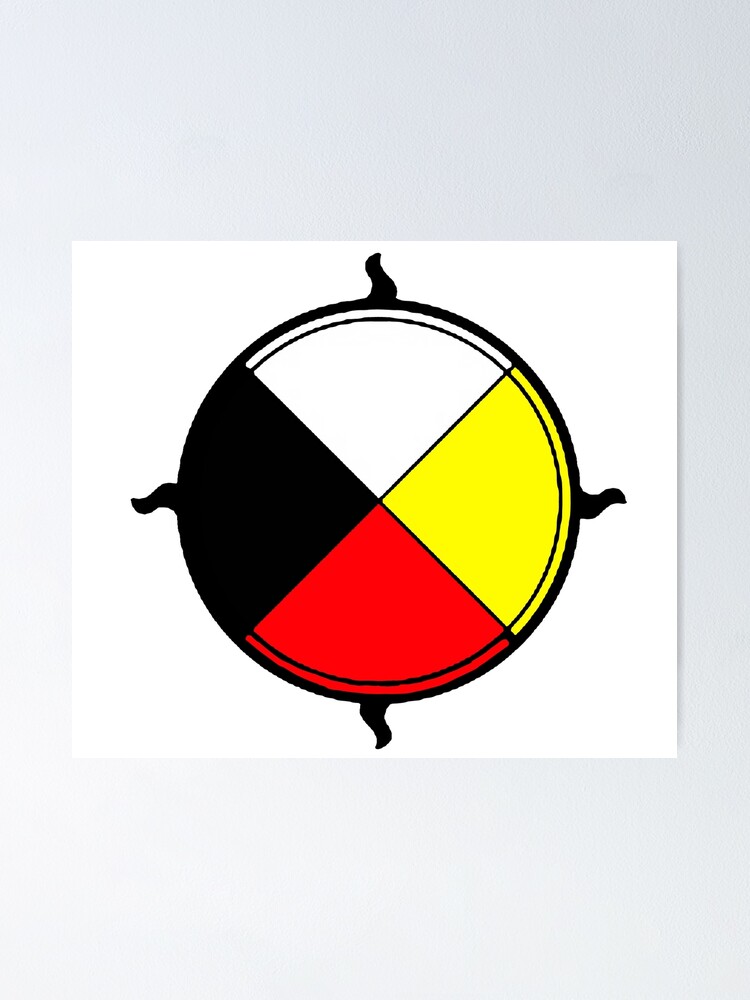 "Medicine wheel" Poster for Sale by Drowningwoodfae | Redbubble