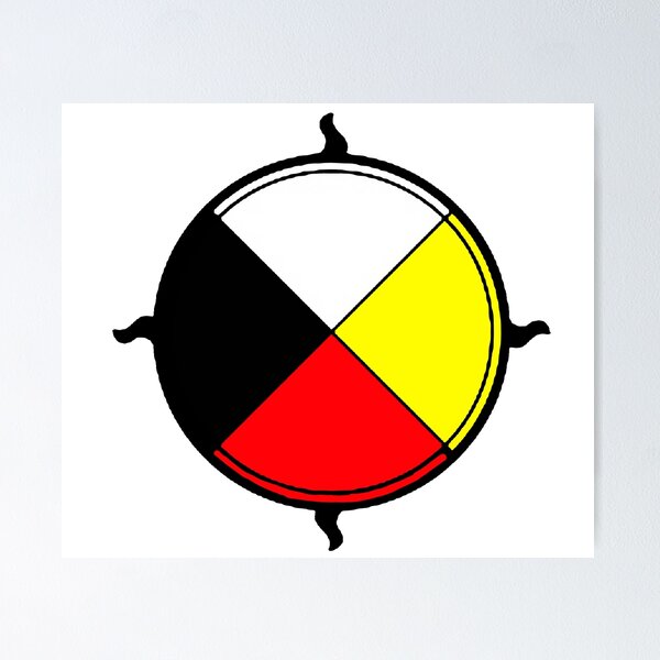 "Medicine wheel" Poster for Sale by Drowningwoodfae | Redbubble
