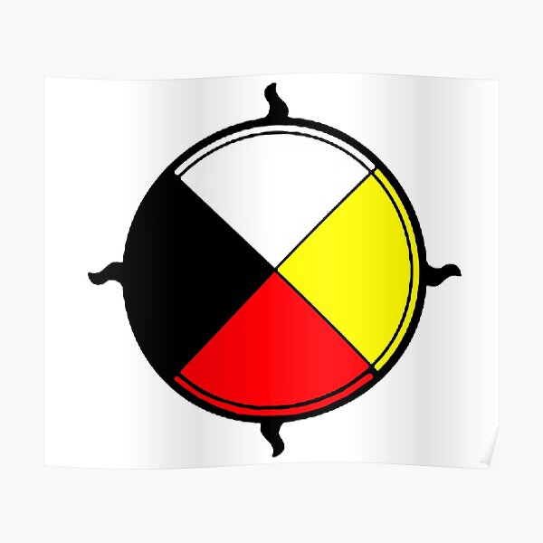 "Medicine wheel" Poster for Sale by Drowningwoodfae | Redbubble