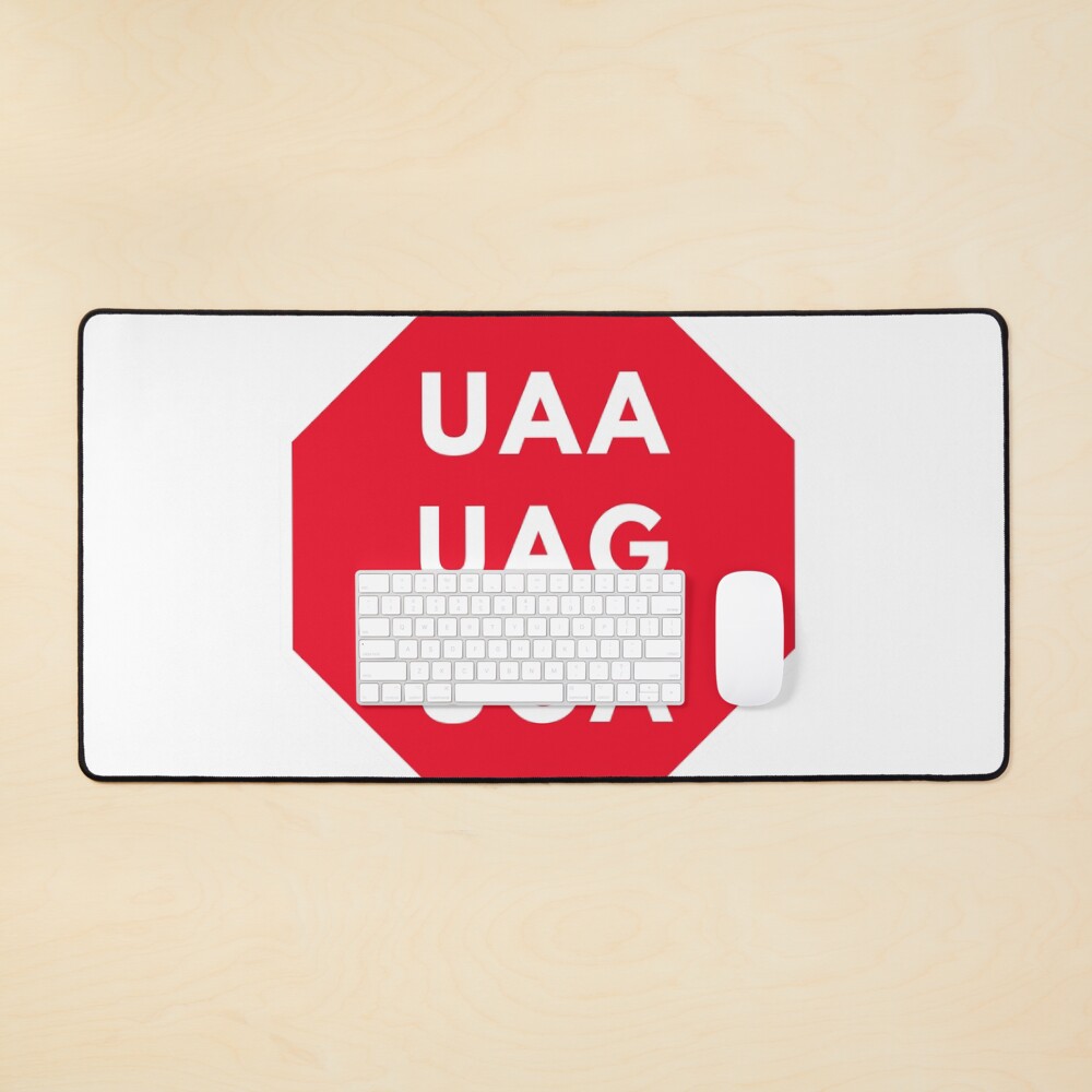 "UAA UAG UGA Stop Codons" Sticker for Sale by labstud | Redbubble