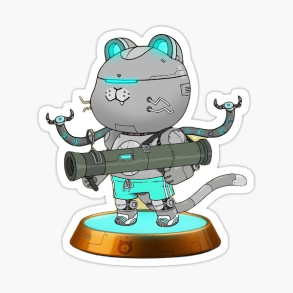 "CATBOTICA | CATS Stickers | Meow!" Sticker for Sale by Stickerscats ...